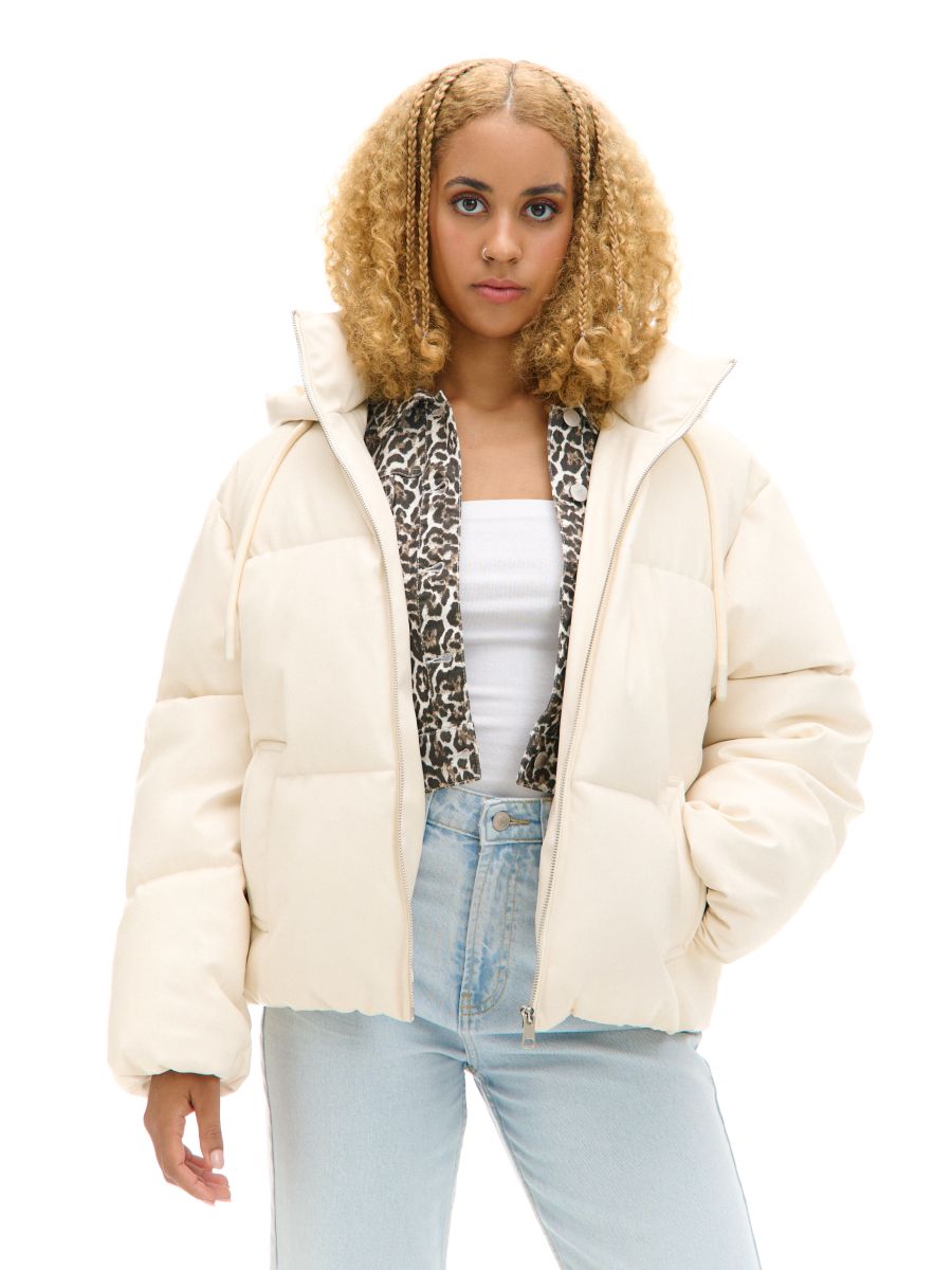 LADIES` OUTER JACKET Color crema - CROPP - 095AR-01X