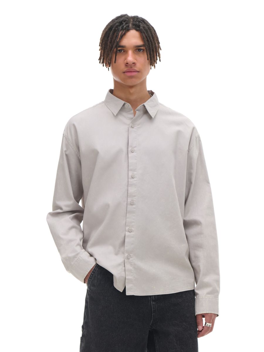 Camisa oversize Color Gris claro - CROPP - 248AT-09X