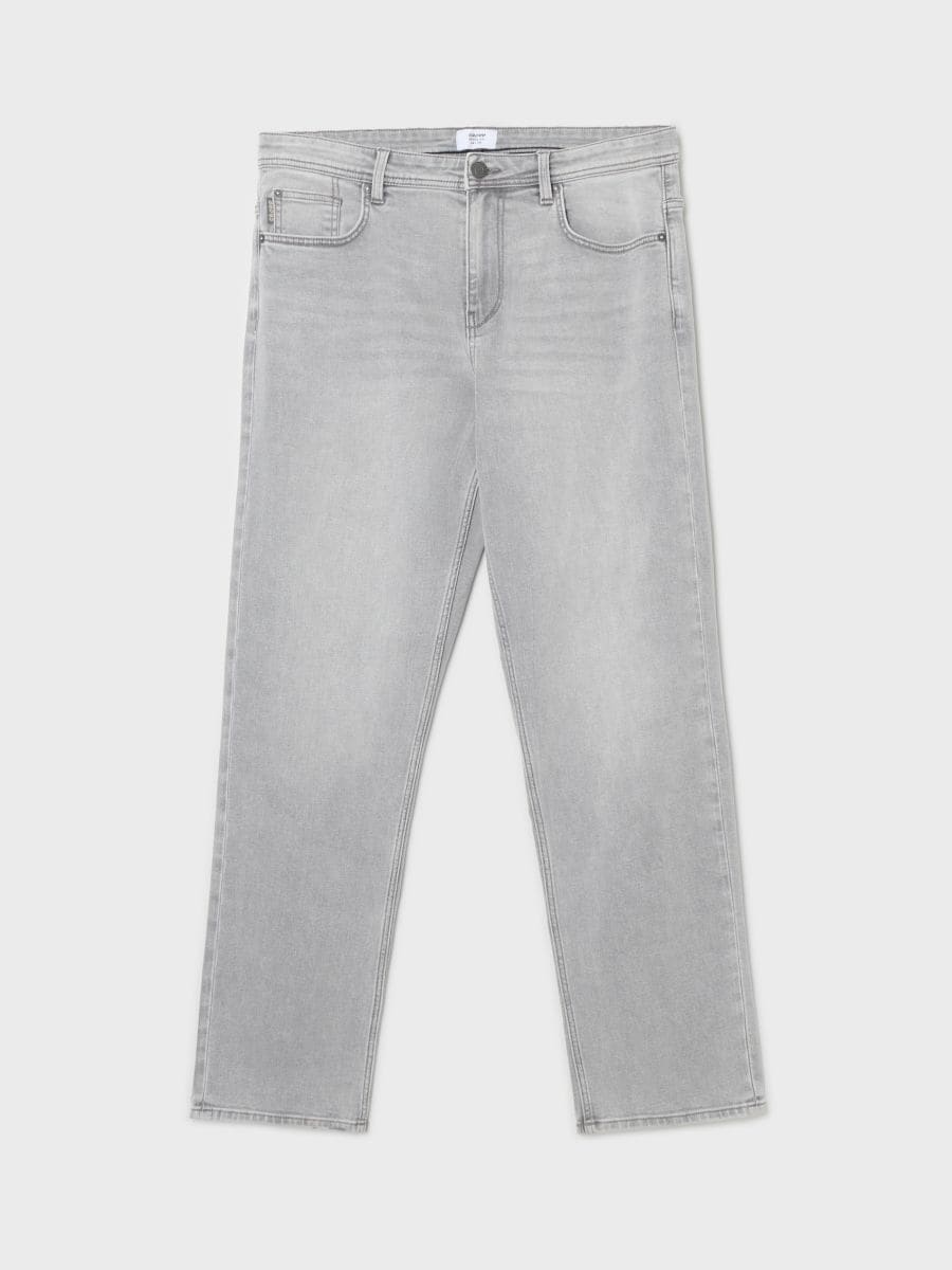 Blugi regular Culoare gri deschis - CROPP - 732HX-09J