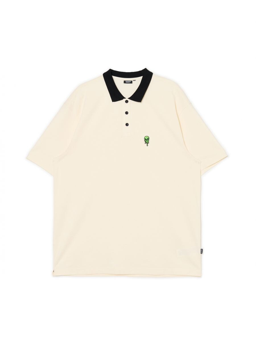 Kremowa koszulka polo - CROPP - 9084Y-01X