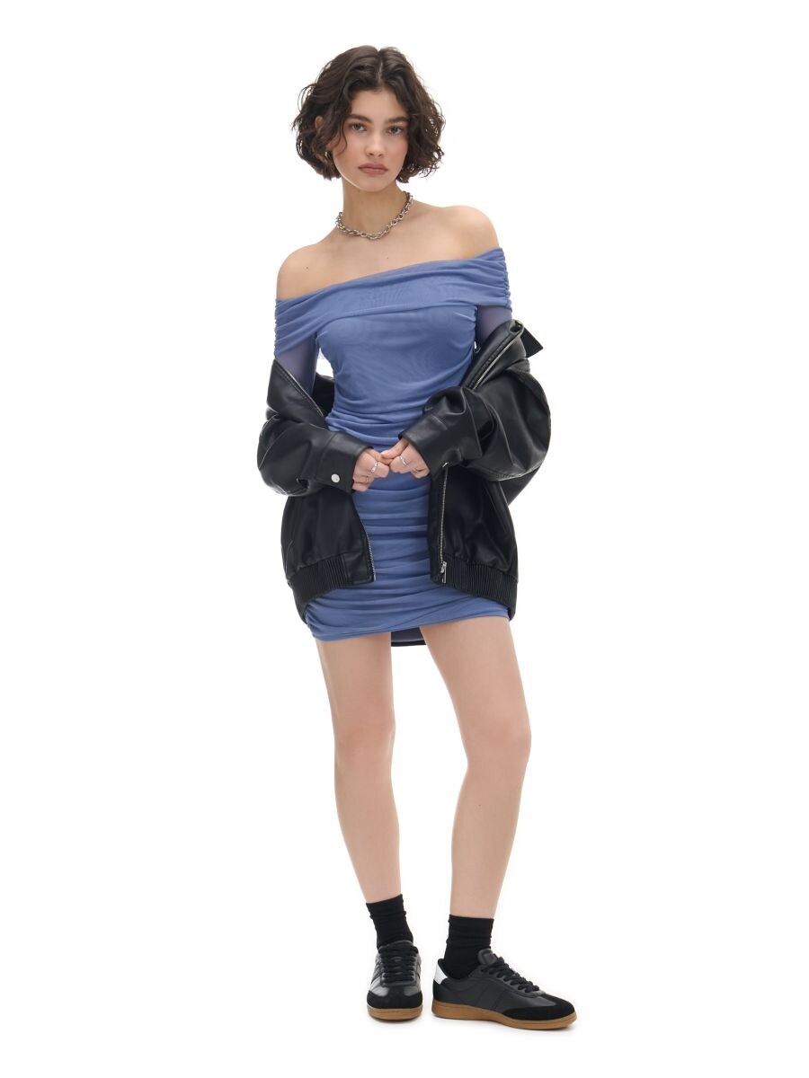 Rochie mini Culoare albastru-violet - CROPP - 9242Y-54X