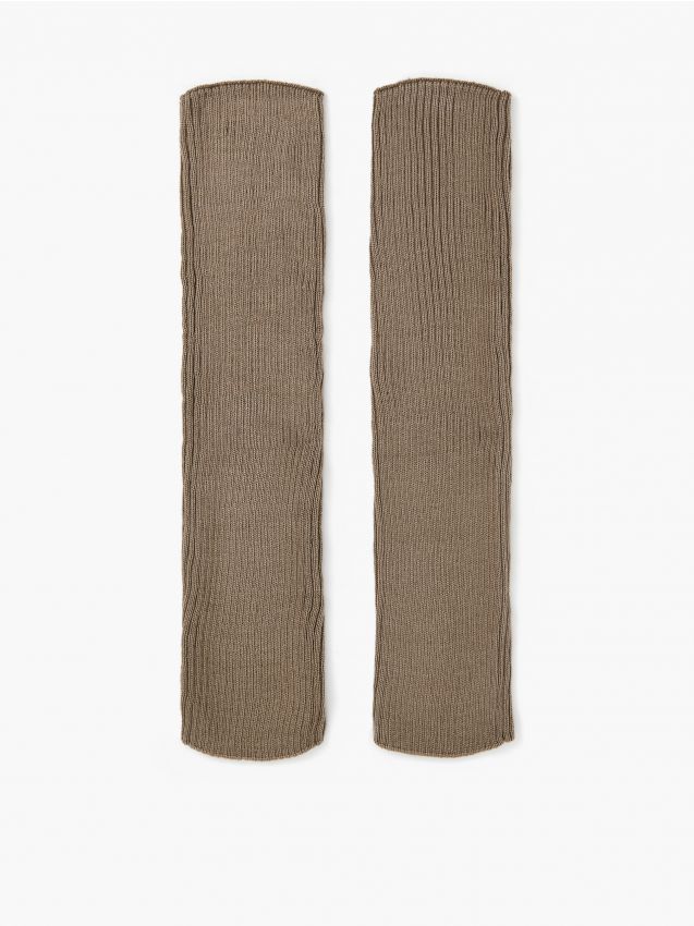 Ocieplane getry w prążki - CROPP - 6250N-08X