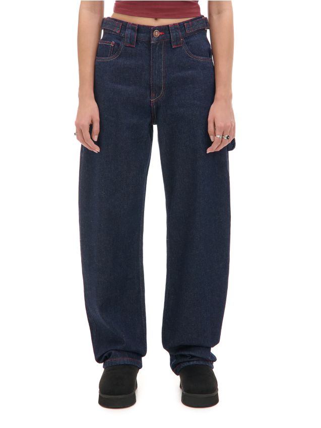 Farmerke s visokim strukom Boja navy - CROPP - 735AQ-59J