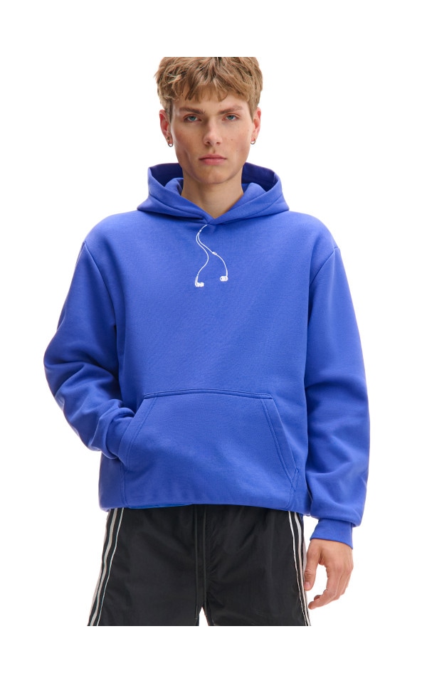 Sudadera con capucha Color Azul - CROPP - 001FN-55X
