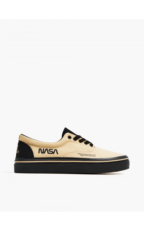 Béžové tenisky s motivem NASA, CROPP, 0797K-80X