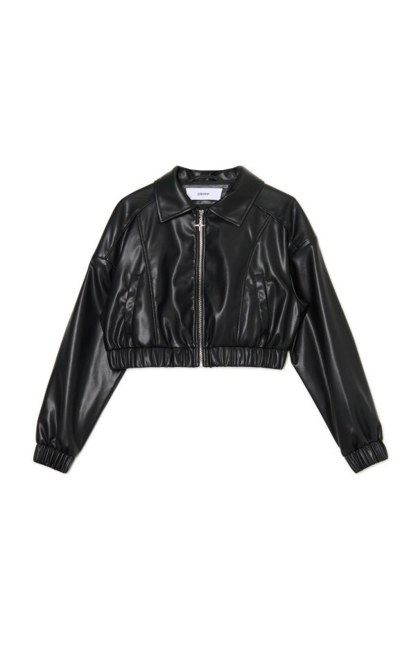 Geacă bomber Culoare negru - CROPP - 080AR-99X