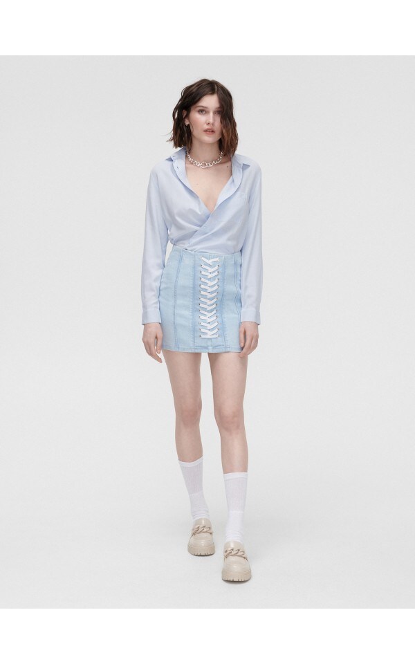 Camisa lisa, CROPP, 1342K-05X