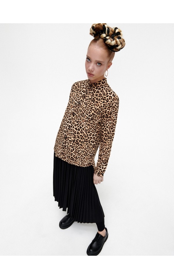 Cămaşă cu model Culoare galben-pal - CROPP - 1342K-12X