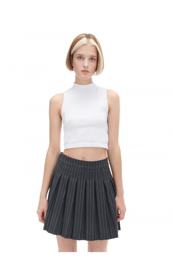 Plissierter Rock Farbe Mittelgrau - CROPP - 2928W-85M