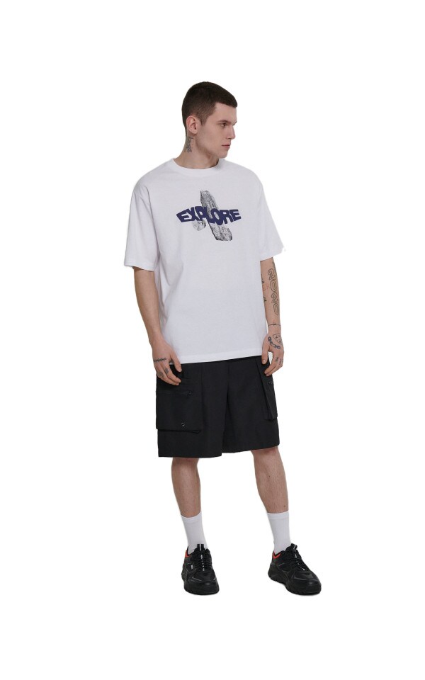 Pantaloni scurți monocromatici Culoare negru - CROPP - 3434R-99X