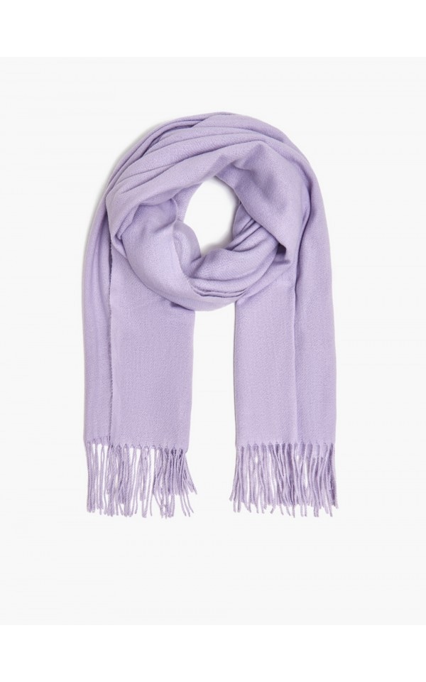 Ljubičasti šal Boja lavanda - CROPP - 5103N-04X
