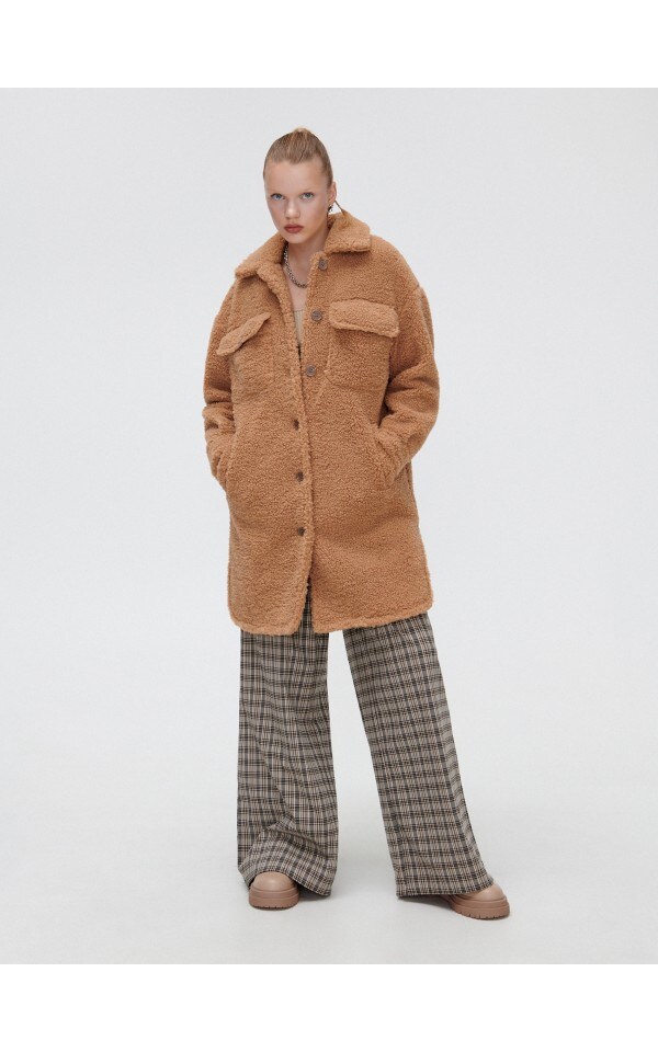 Пальто Колір кавовий - CROPP - 5313N-84X