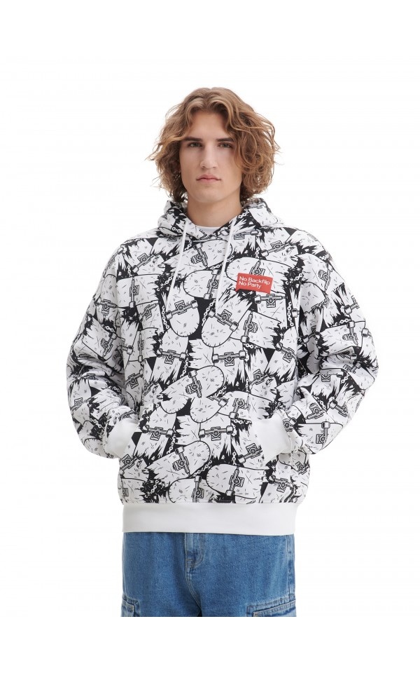 Hanorac Culoare alb - CROPP - 5392W-00X