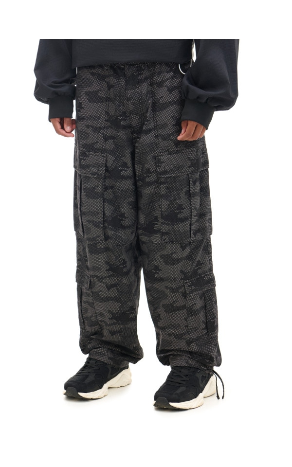 Spodnie cargo ze wzorem moro - CROPP - 568AT-90X