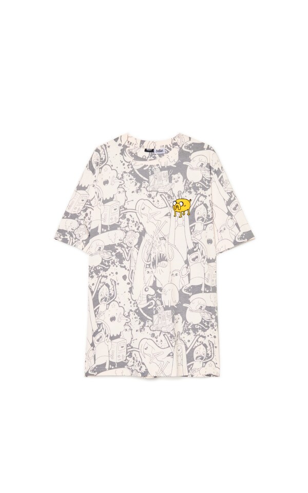 Футболка з візерунком Adventure Time Колір кремовий - CROPP - 589DE-01X