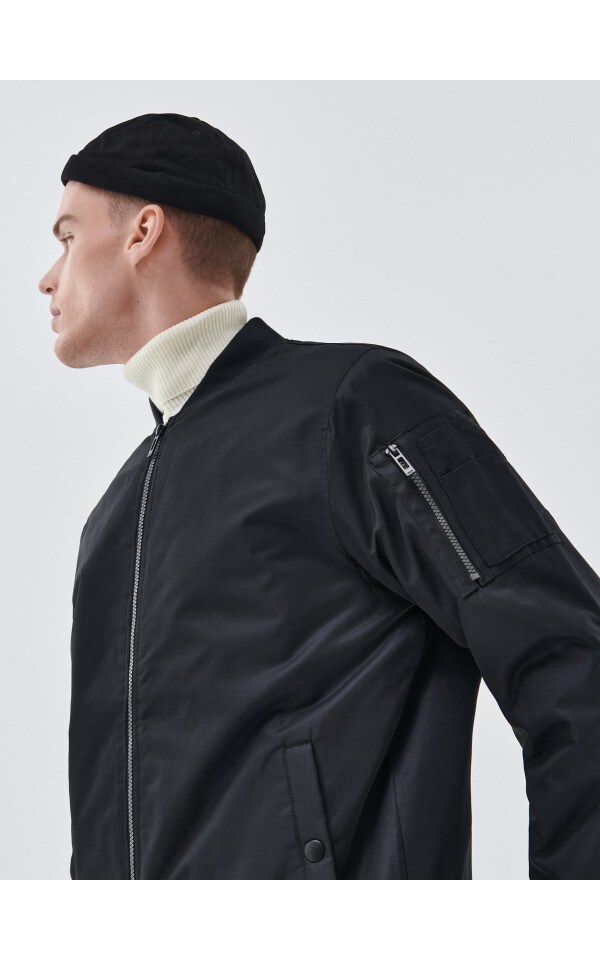 Bomber jakna Boja CRNO - CROPP - 6042E-99X