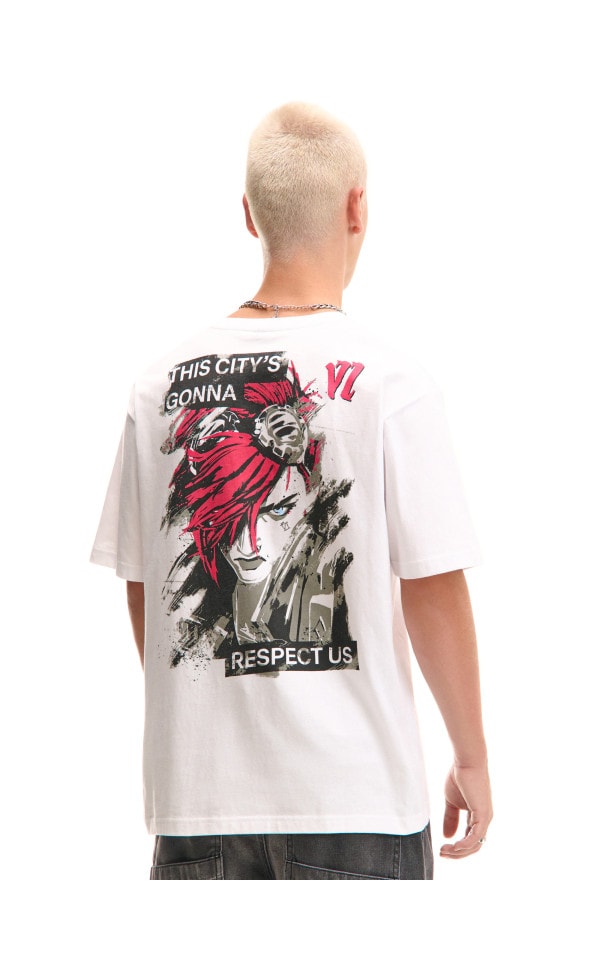 Koszulka z postacią z serialu Arcane - CROPP - 604FN-00X