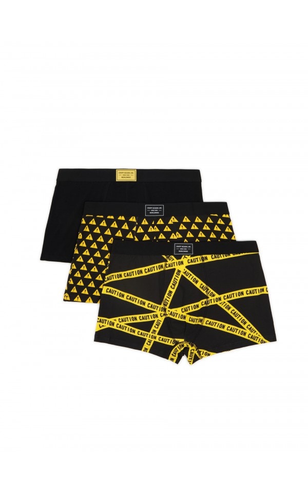 Set de 3 perechi de boxeri Culoare galben - CROPP - 6177N-11X