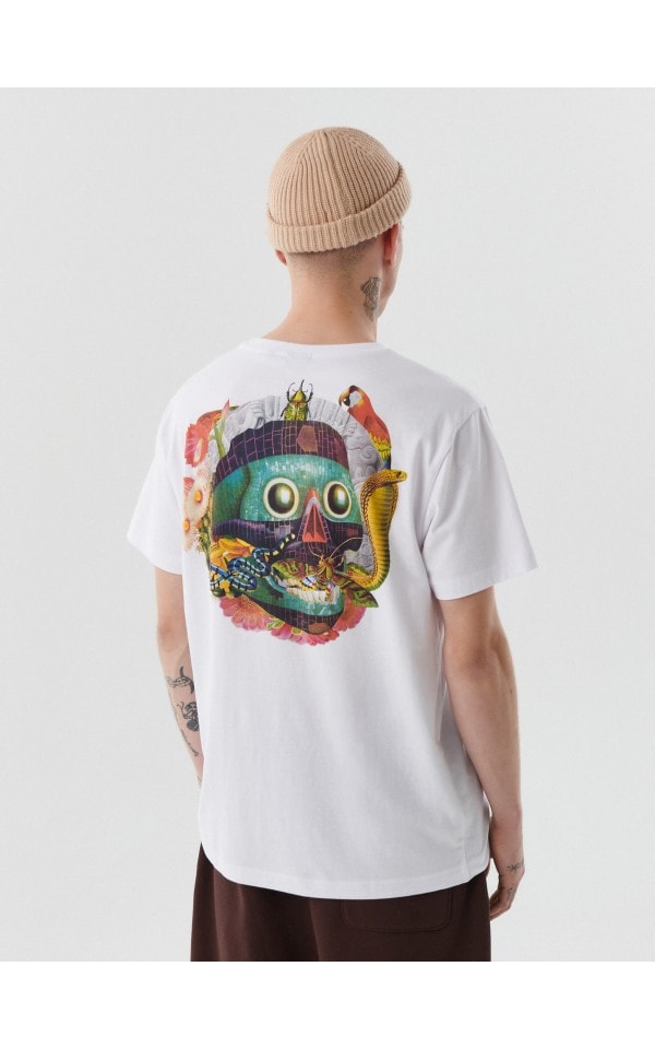 Футболка з принтом, CROPP, 6527N-00X