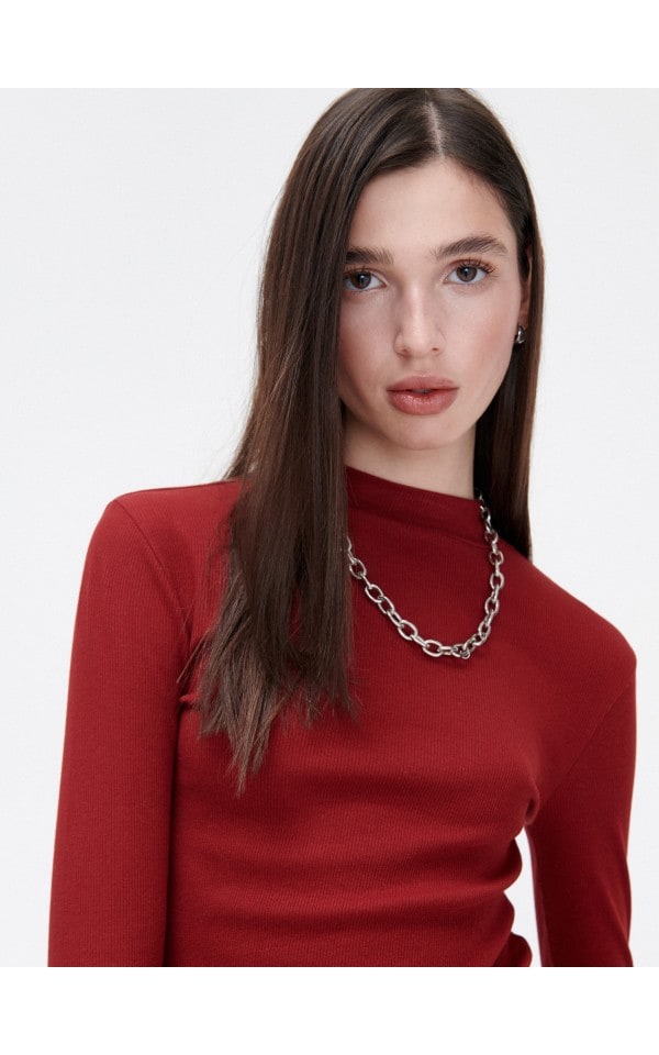 Bluză Culoare cafeniu - CROPP - 6612N-84X