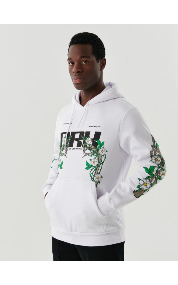 Hanorac Culoare alb - CROPP - 7033N-00X