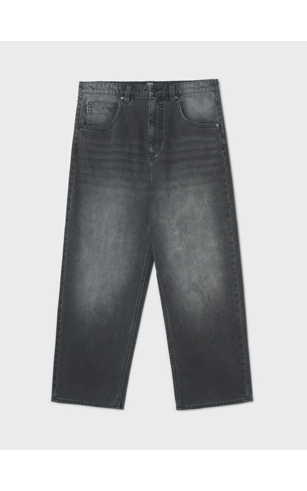 Blugi super baggy Culoare GRI - CROPP - 736HX-90J
