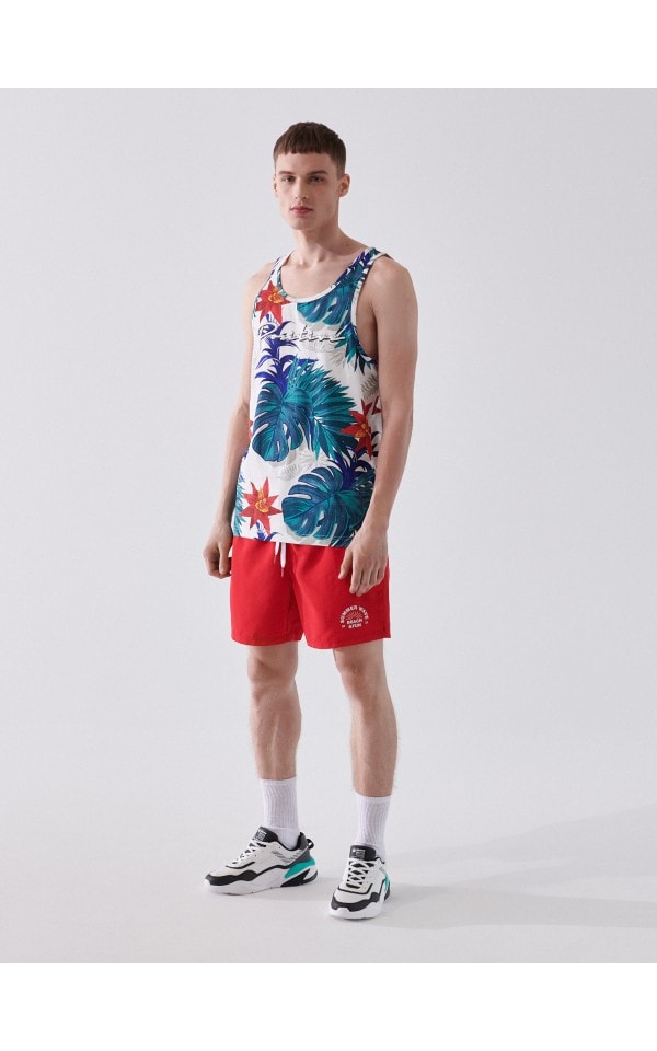 Tank-Top mit aufdruck, CROPP, 7673E-01X