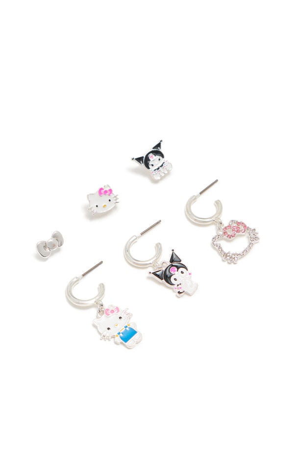 Сережки Kuromi & Hello Kitty Колір срібний - CROPP - 781DH-SLV