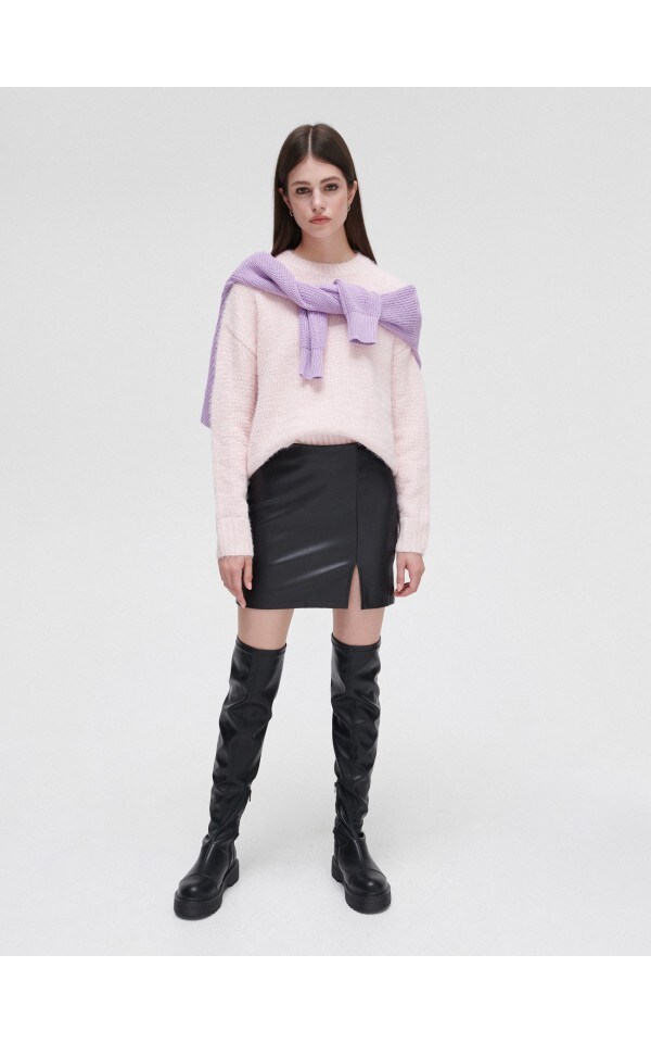 Pulover oversized pufos, CROPP, 8689G-03X