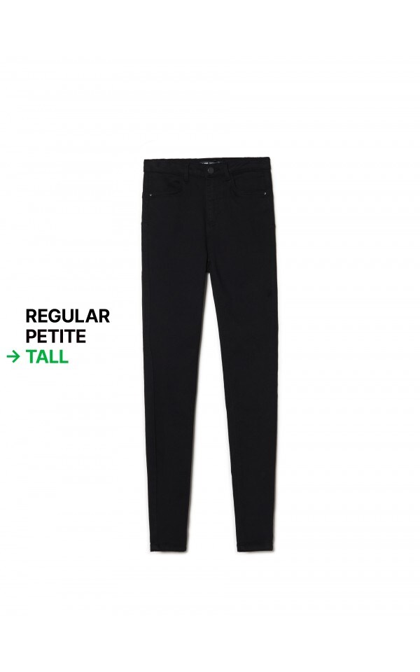 Vaqueros de talle alto Color Negro - CROPP - 9879Y-99J
